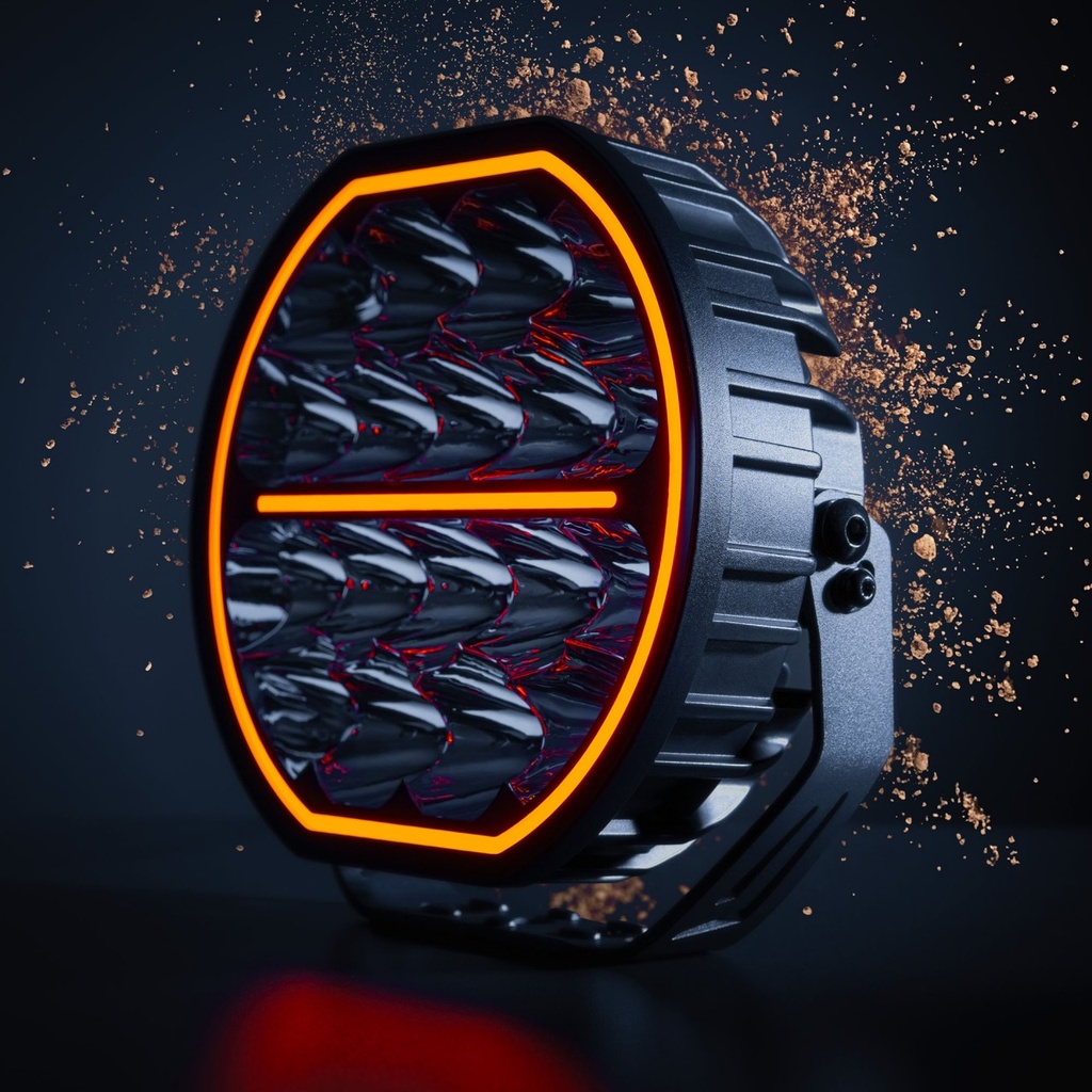 Big Energy 9" FULL LED driving light - Extended Beam | Nedking